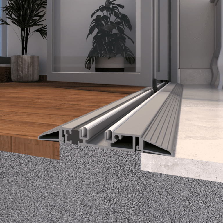 The Flush Door Threshold. Accessibility, Safety, Style | DWE
